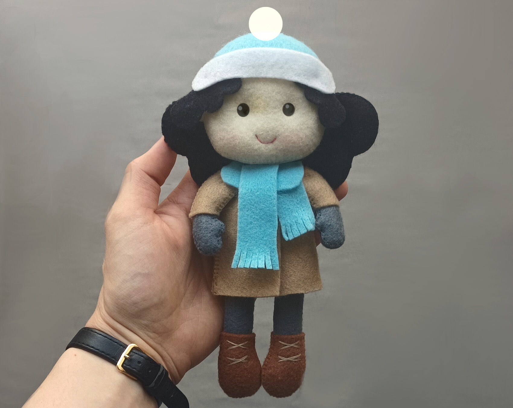 Felt Rag Doll Hand Sewing PATTERN & Tutorial - Etsy