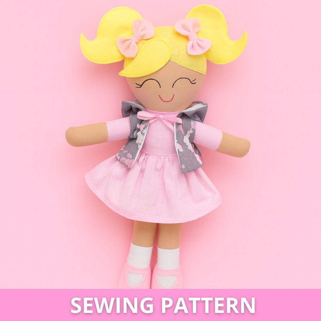 Doll Sewing Pattern PDF With Clothes – 15