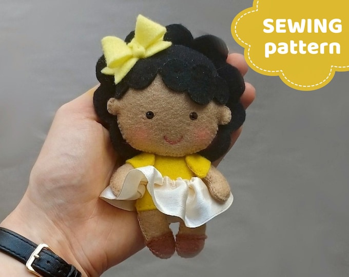PDF Simple Rag Doll Sewing PATTERN & Tutorial Doll Pattern for ...