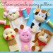 PDF Felt Farm Animals Sewing PATTERN & Tutorial - Fingerpuppets, Horse ...
