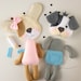 PDF Felt Dog Sewing PATTERN & Tutorial - Animal Rag Doll, Plush Dog ...