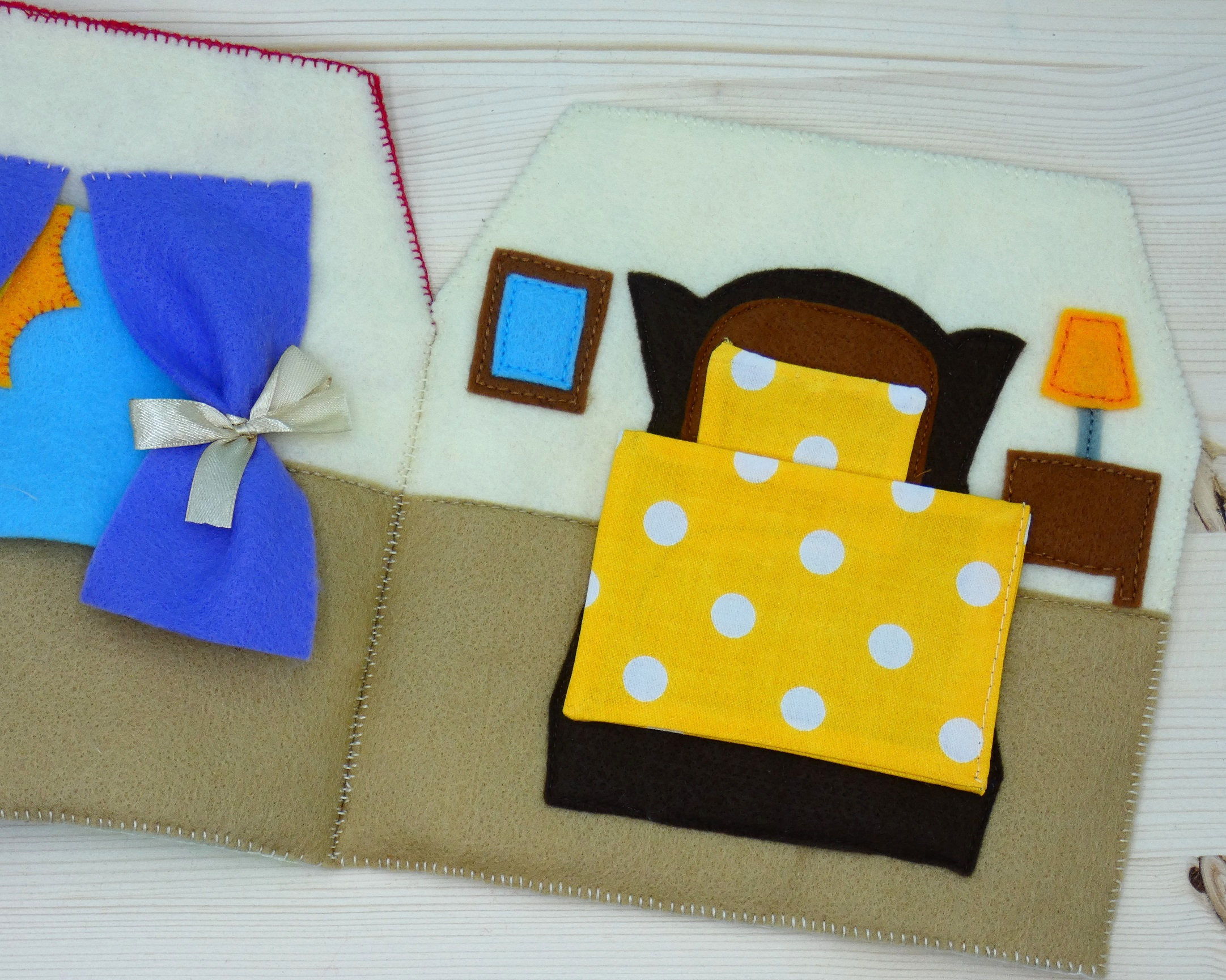 PDF Quiet Book Sewing Pattern & Tutorial - Felt Pattern, Dollhouse ...