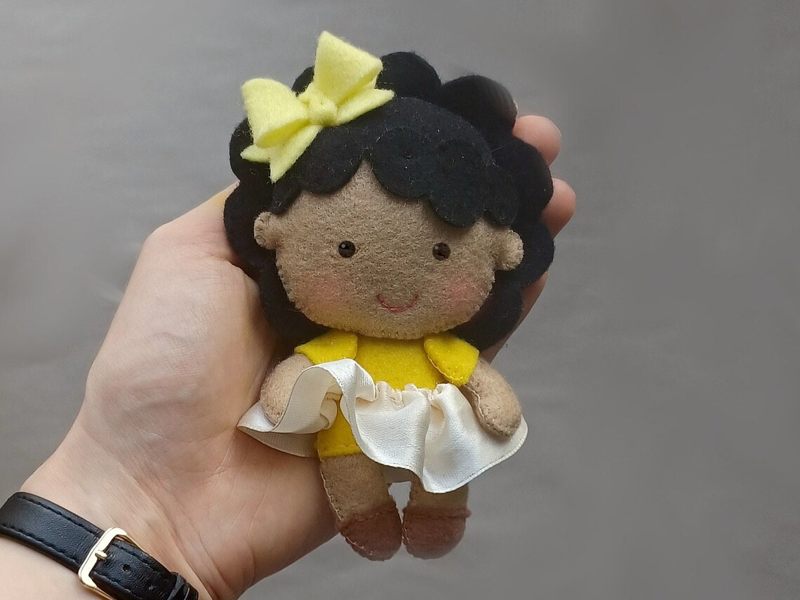 Felt Rag Doll Hand Sewing PDF PATTERN & Tutorial - Etsy