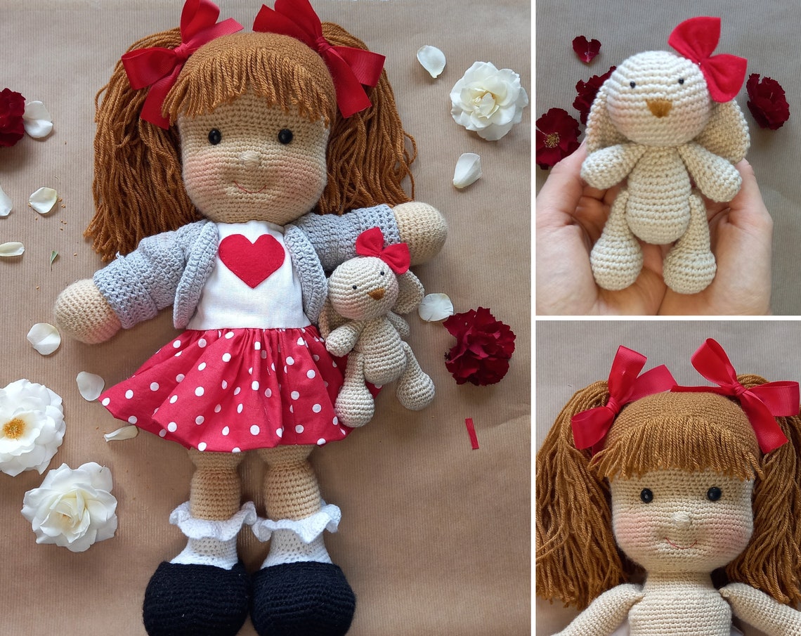 Rag Doll Crochet Pattern PDF - Etsy