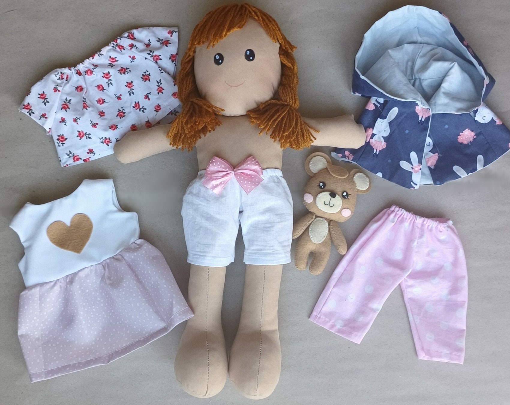 PDF Rag Doll With Clothes Sewing PATTERN & Tutorial Cloth - Etsy Canada