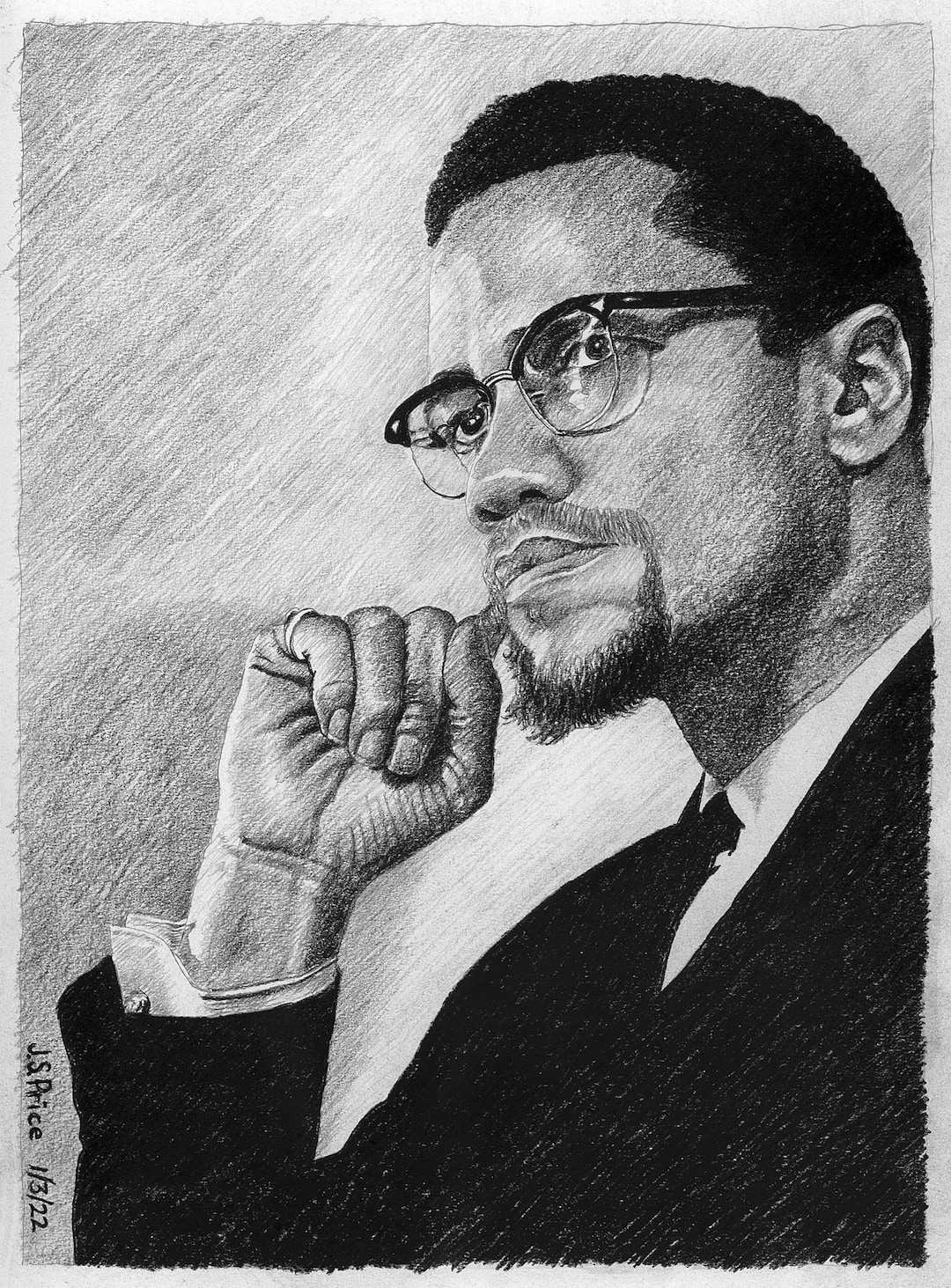 Come Disegnare Malcolm X Malcolm X Openclipart