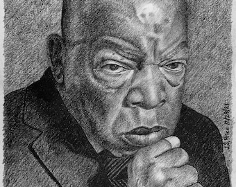 John Lewis Photo - Etsy