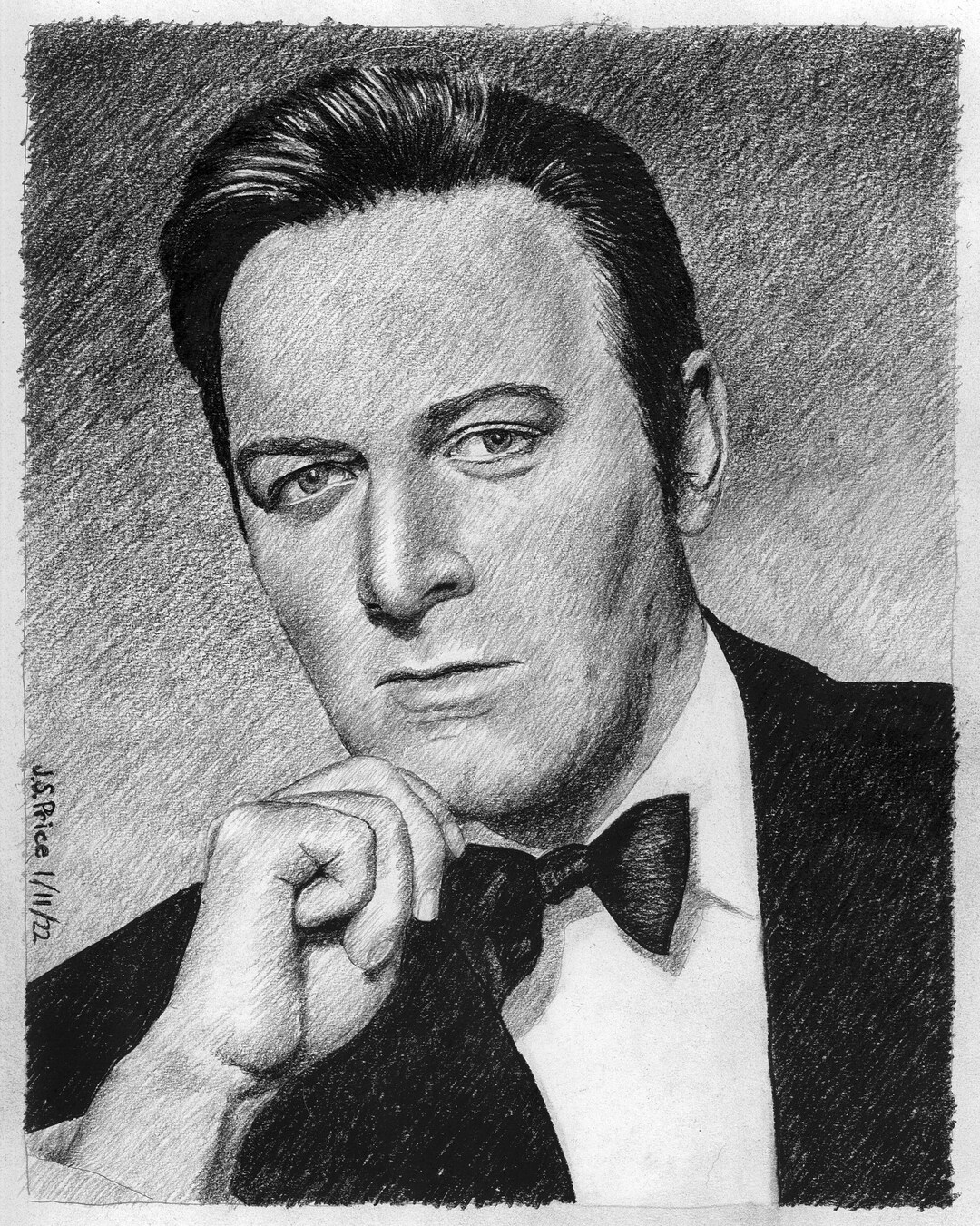 Christopher Plummer 01 - Limited, Signed Print of Original Charcoal ...