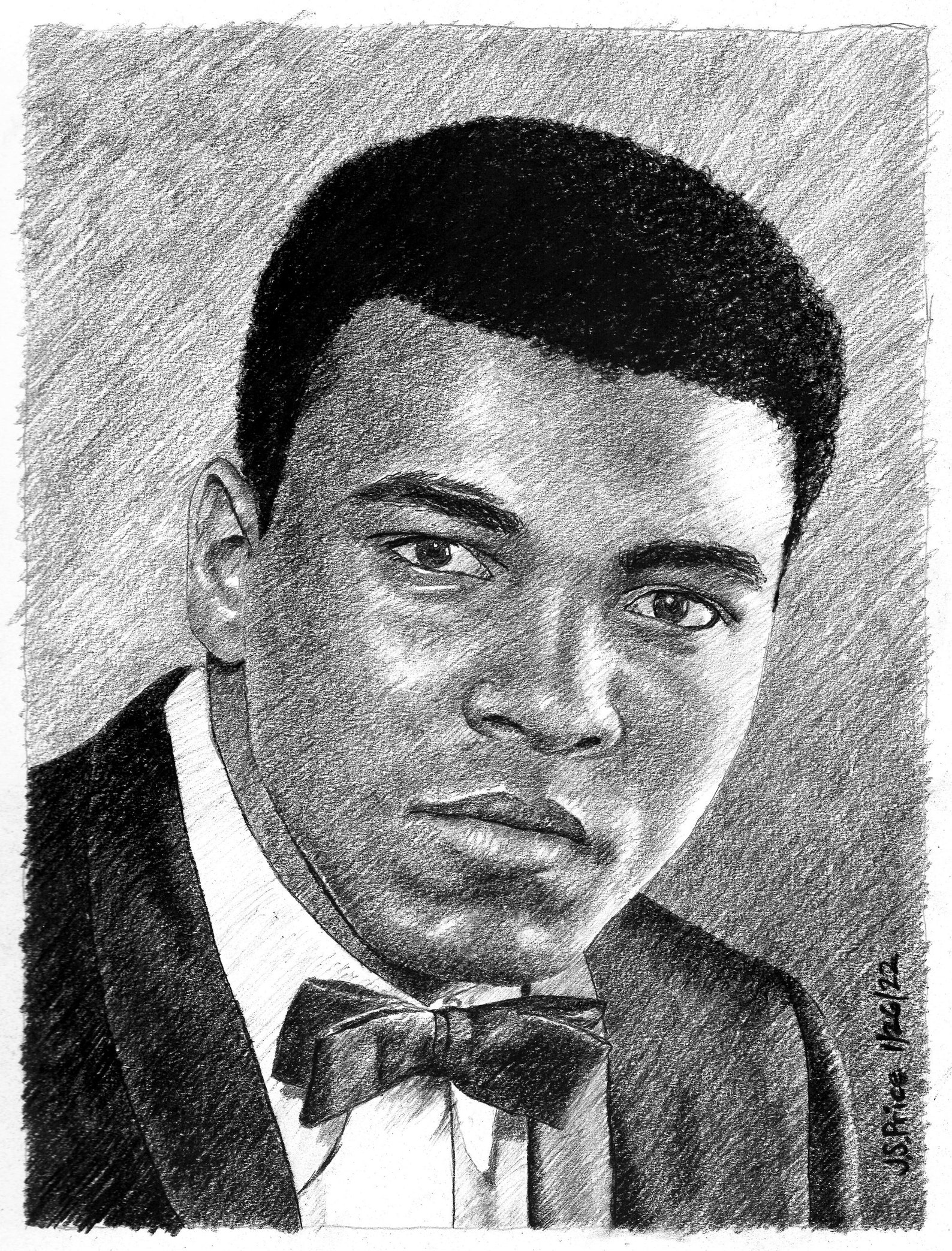 Mohammed Ali 03 - Limited, Signed Print of Original Charcoal Drawing - Etsy