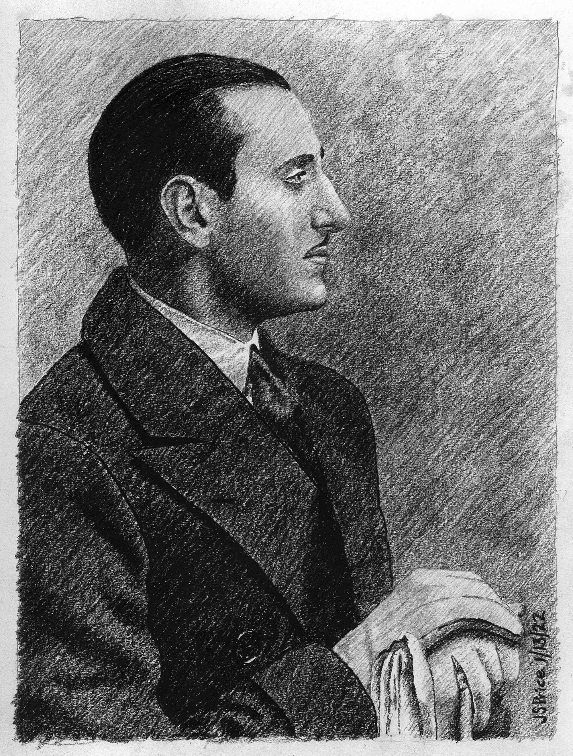 Basil Rathbone 01 - Original Charcoal Drawing From Photo - Etsy