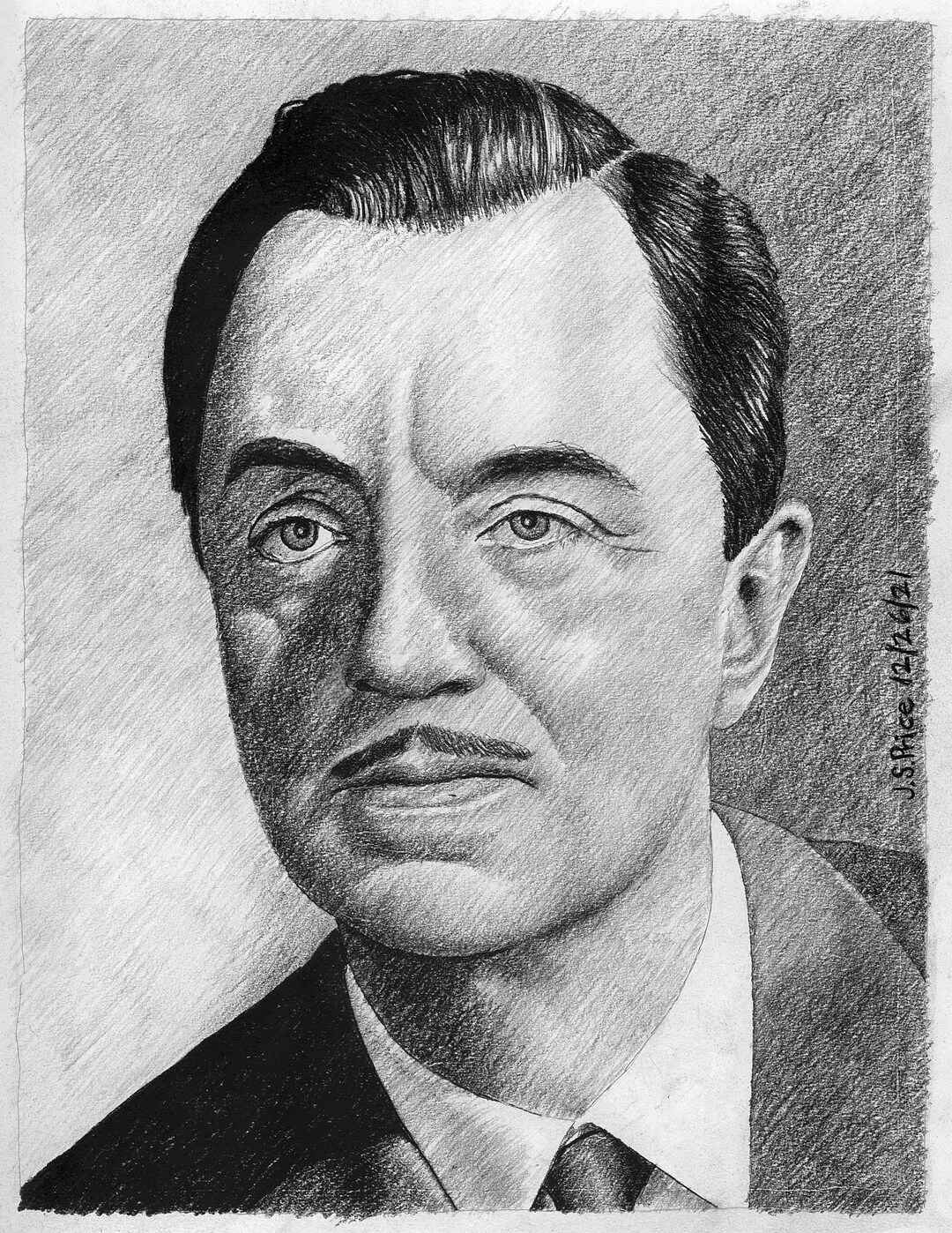 William Powell 01 - Limited, Signed Print of Original Charcoal Drawing ...