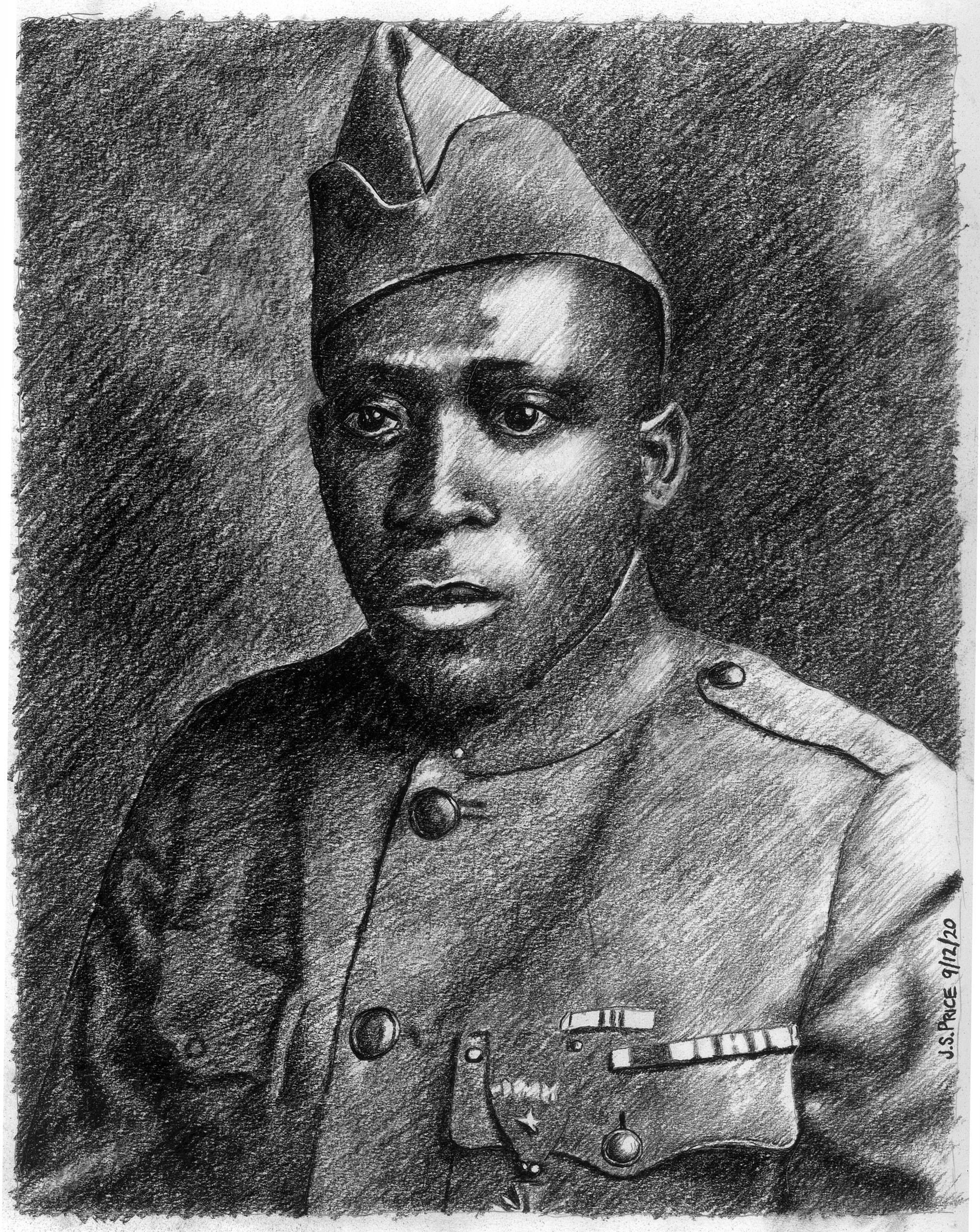 Sargeant Henry Johnson - American Hero - Limited, Signed Print of ...