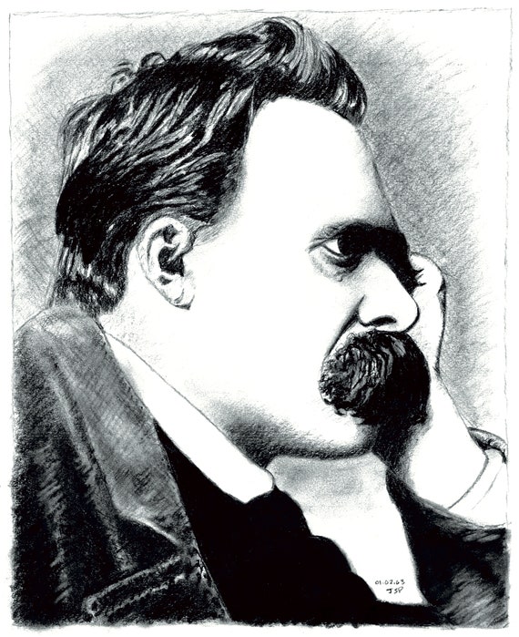 Friedrich Nietzsche Drawing