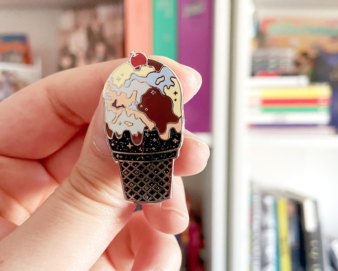 Pluto ‘dwarf Chocolate Fruit Collision’ Ice Cream Enamel Pin - Etsy