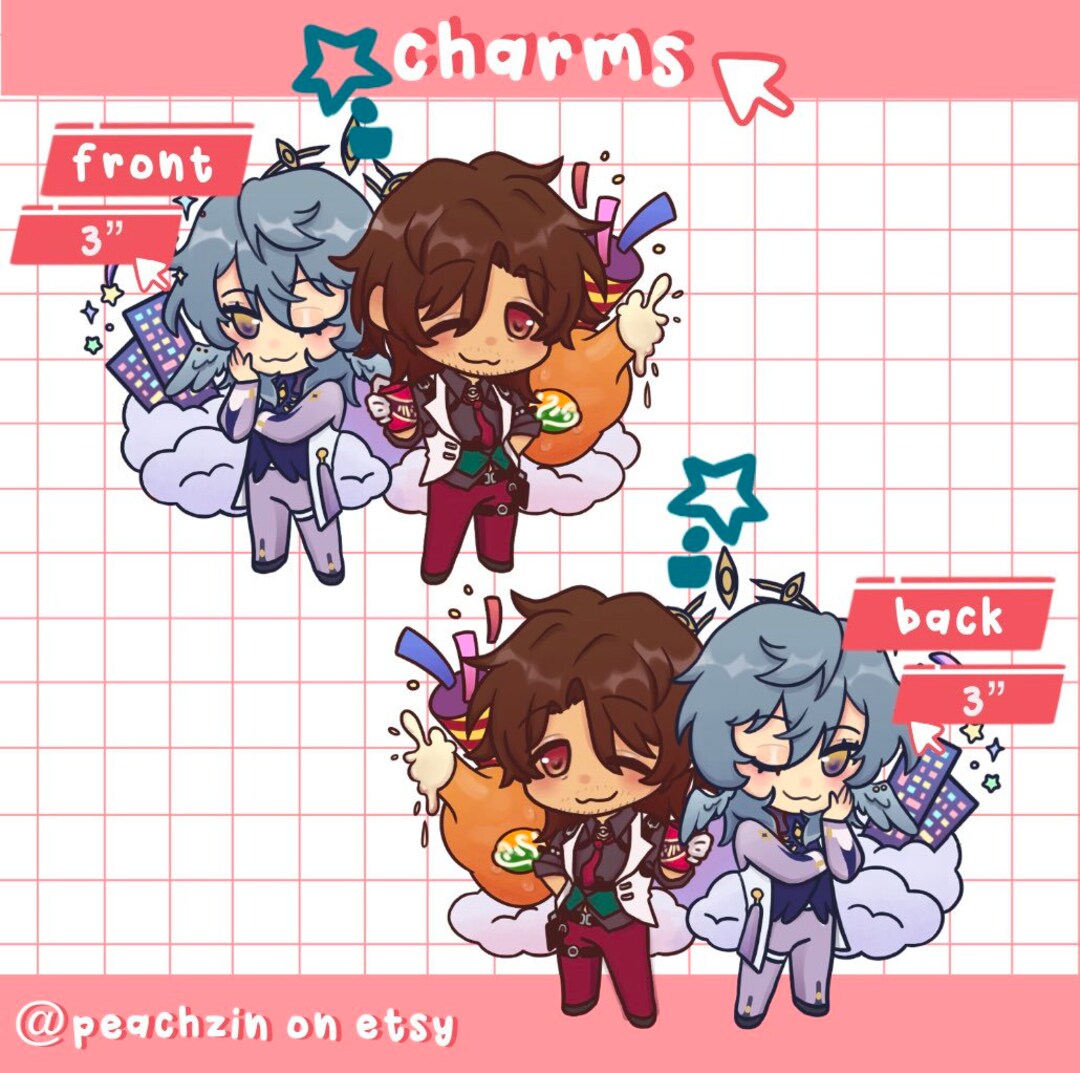 HSR Sunday & Gallagher Rainbow Acrylic Charm - Etsy