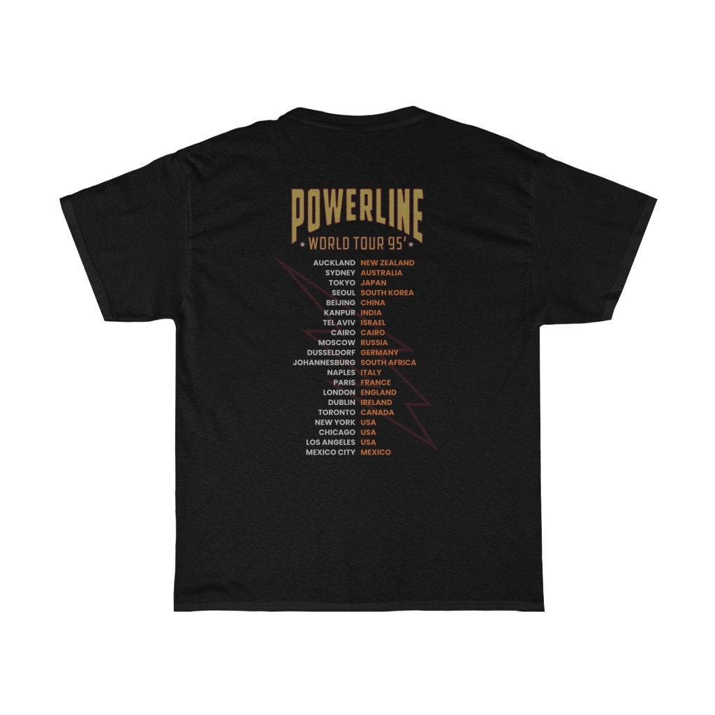 Disney A Goofy Movie Powerline Band Tee Tour Dates Unisex Gift | Etsy