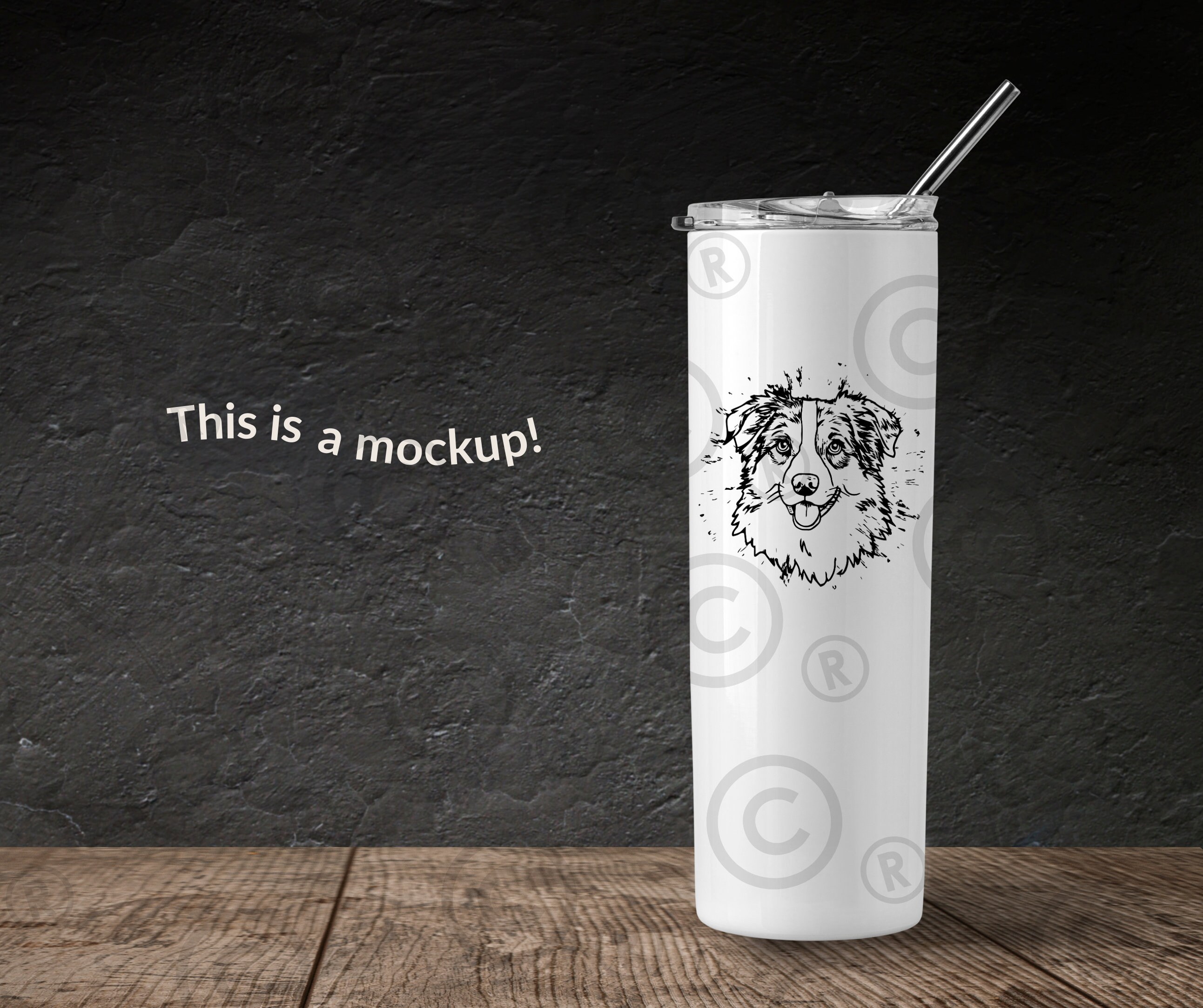 Australian Shepherd Face Outline | SVG, PNG, JPEG, Pdf | for ...