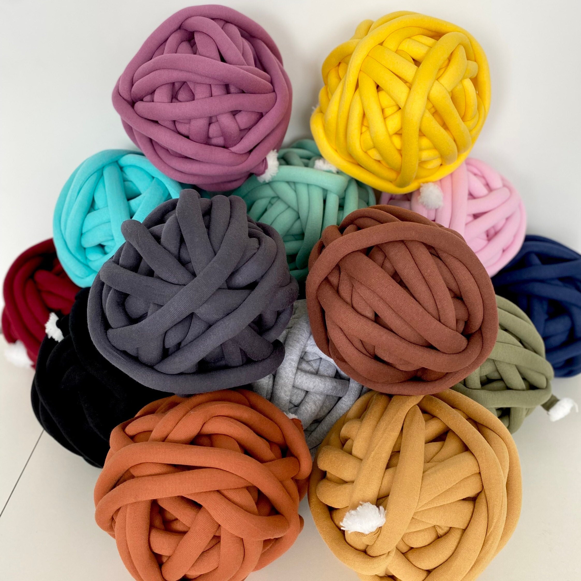 Stay Cozy Big Cotton Luxury Tube Yarn Chunky Yarn Arm - Etsy