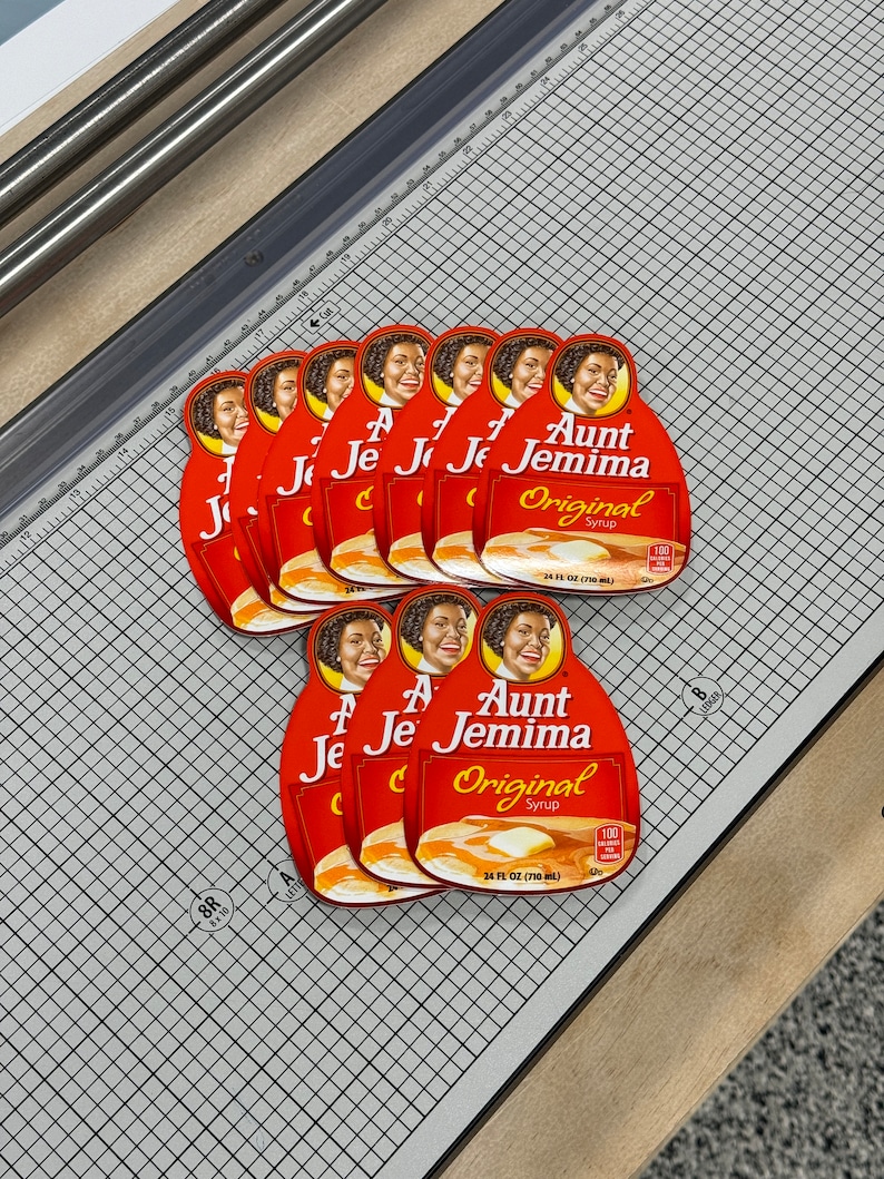Classic Aunt Jemima Syrup Label Reproduction Pack of 10 - Vinyl Decal ...