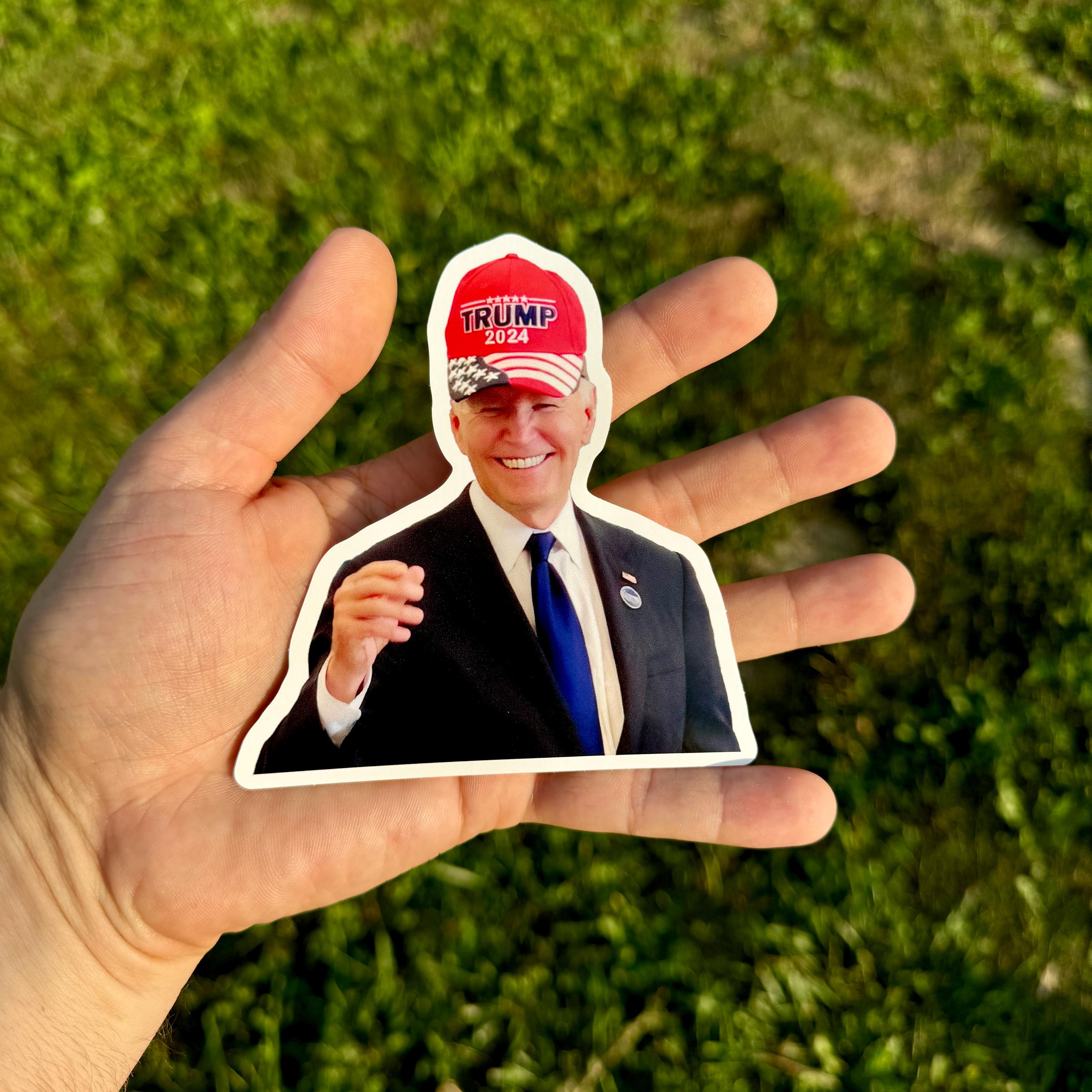 Biden Wears Trump 2024 Hat - Decal Pack - Biden's Bipartisan Blunder ...