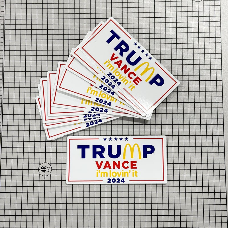 Trump Mcdonalds Decal - Etsy