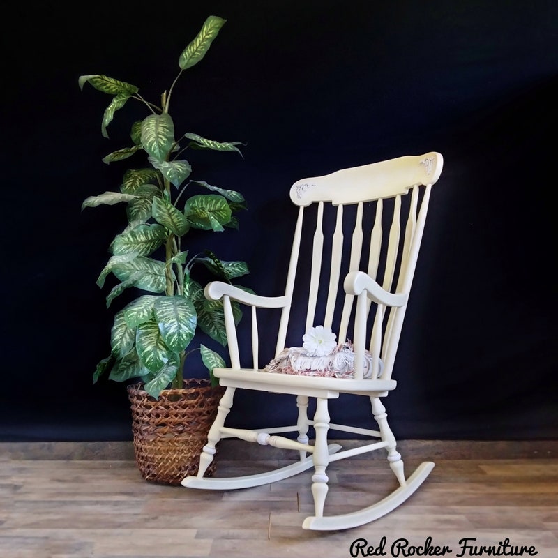 Painted Rocking Chair - Etsy