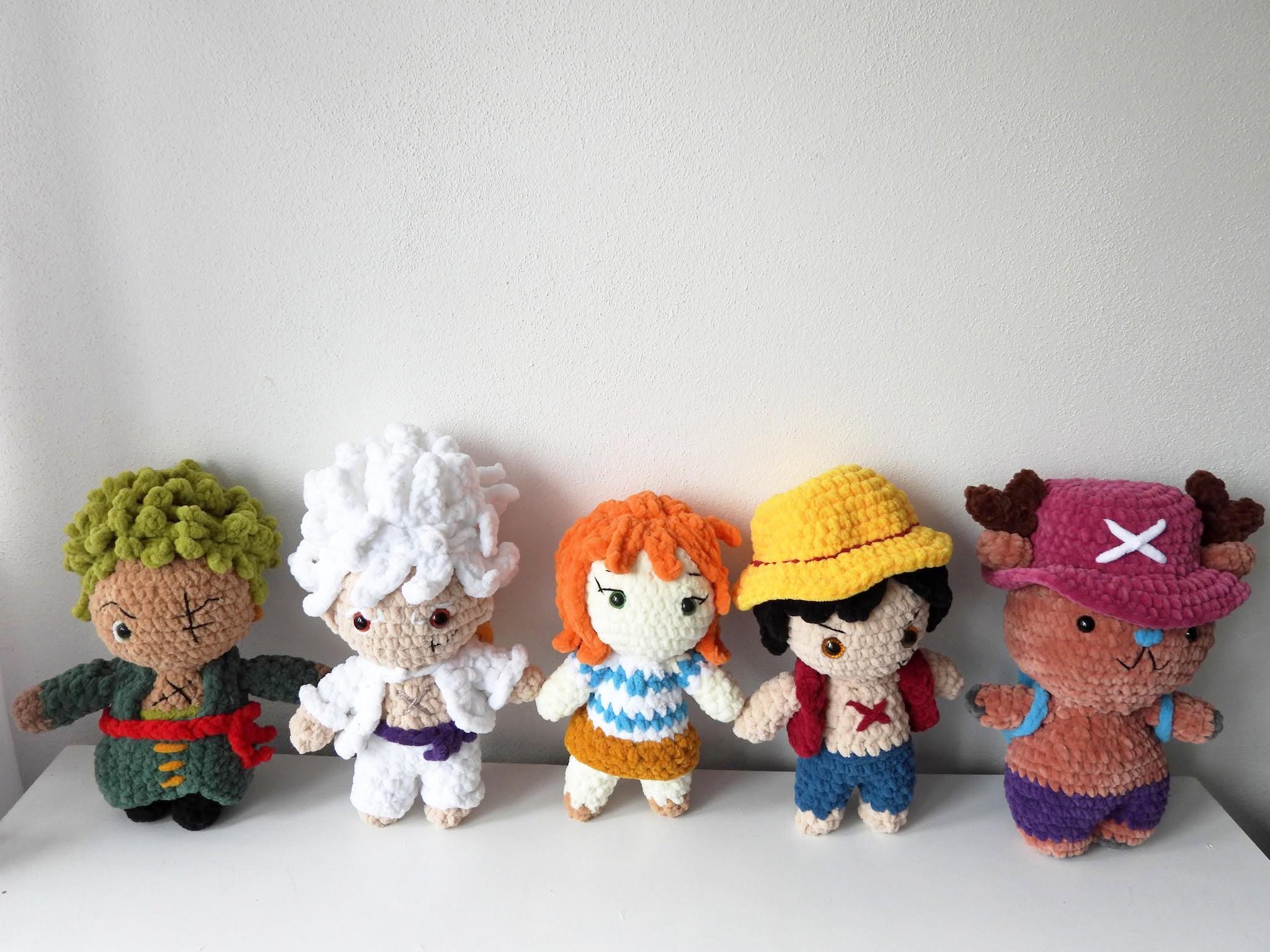Luffy One Piece Amigurumi Crochet Doll - Etsy
