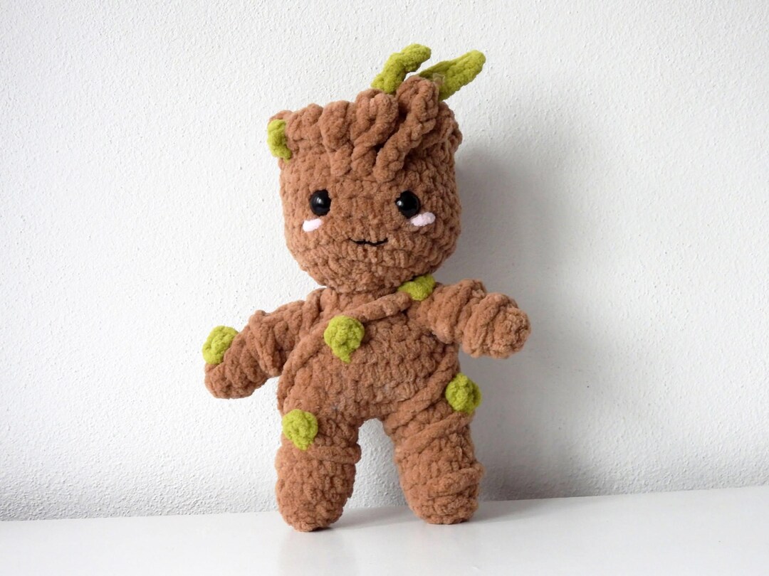 Baby Groot Amigurumi Crochet Doll - Etsy