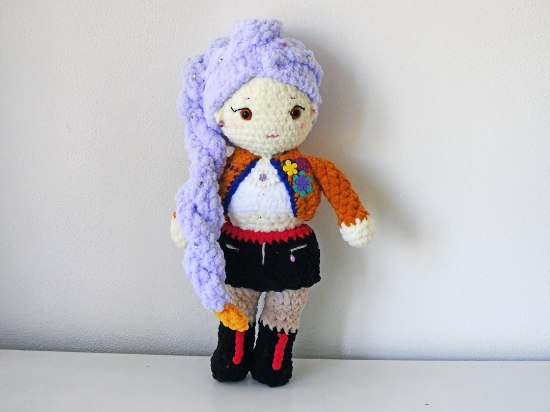 Amigurumi Doll – Rumi, Inspired by Kpop Demon Hunters - Etsy