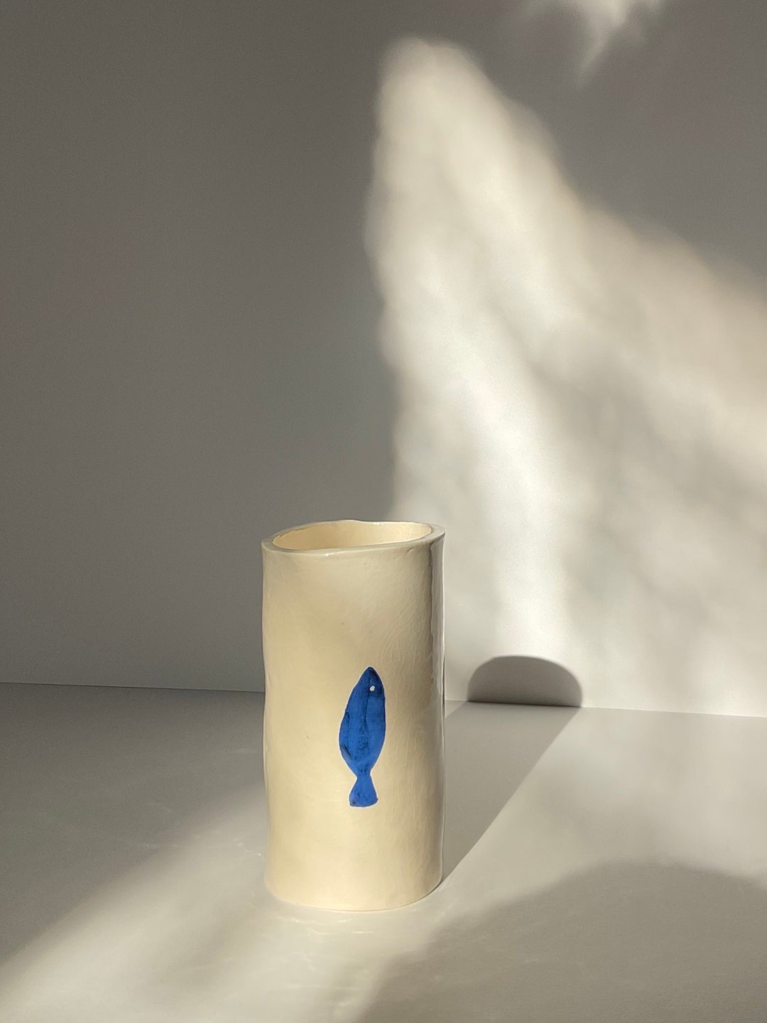 Vase With Fish - Etsy
