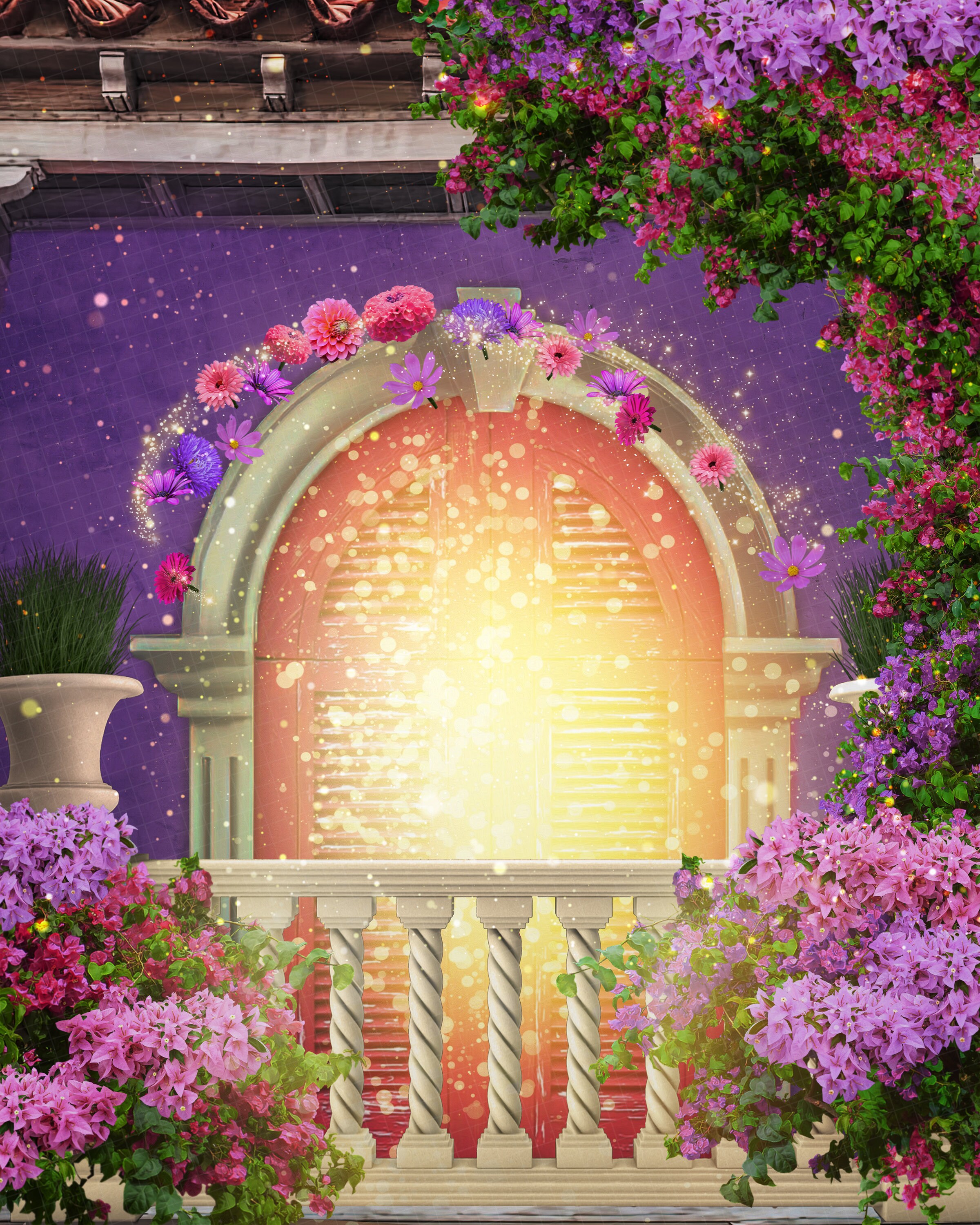 Encanto Digital Backdrop Digital Magical Spanish House - Etsy