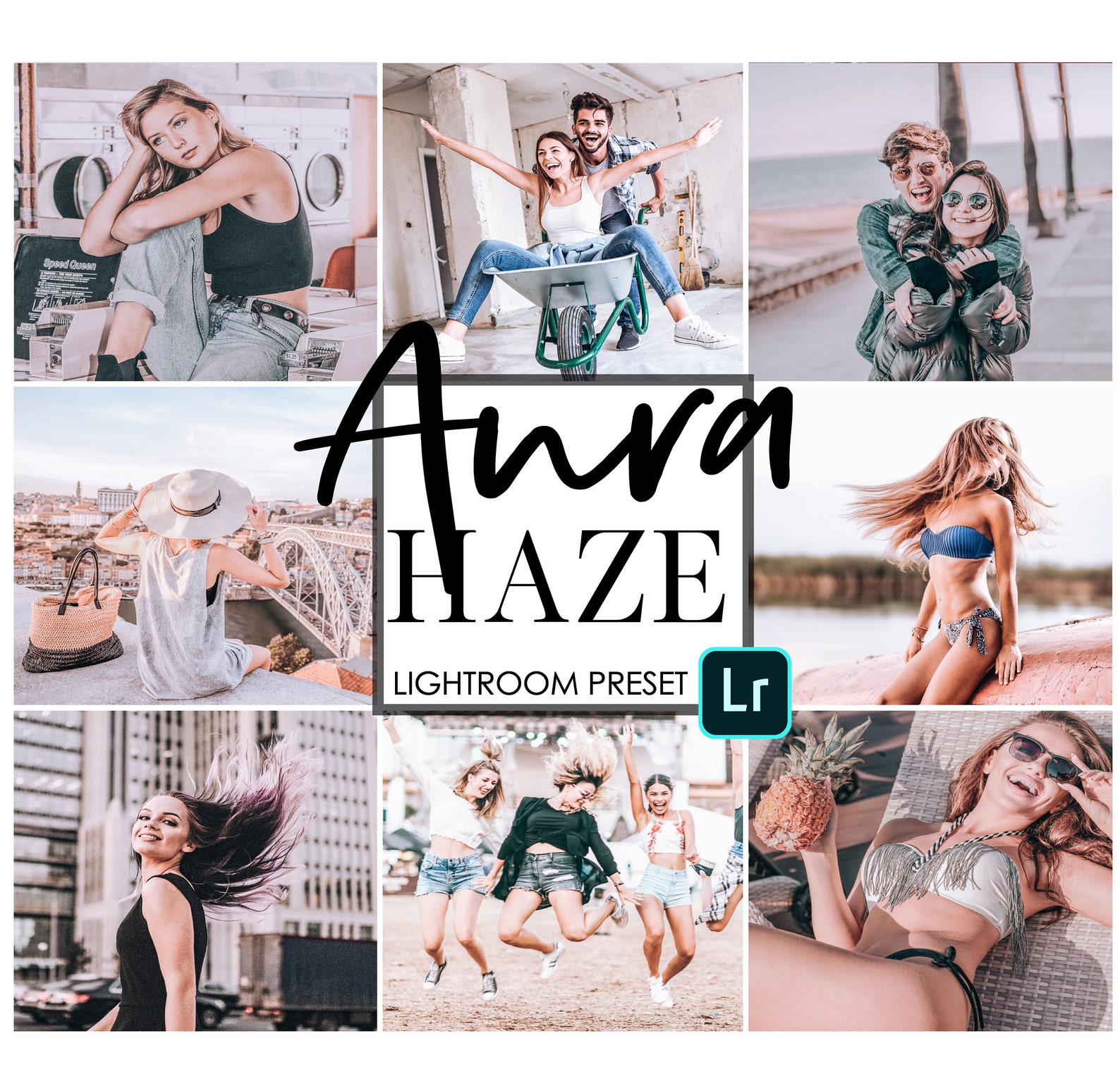 3 Aura Haze Presets Trendy Iphone Filters Lightroom Mobile - Etsy