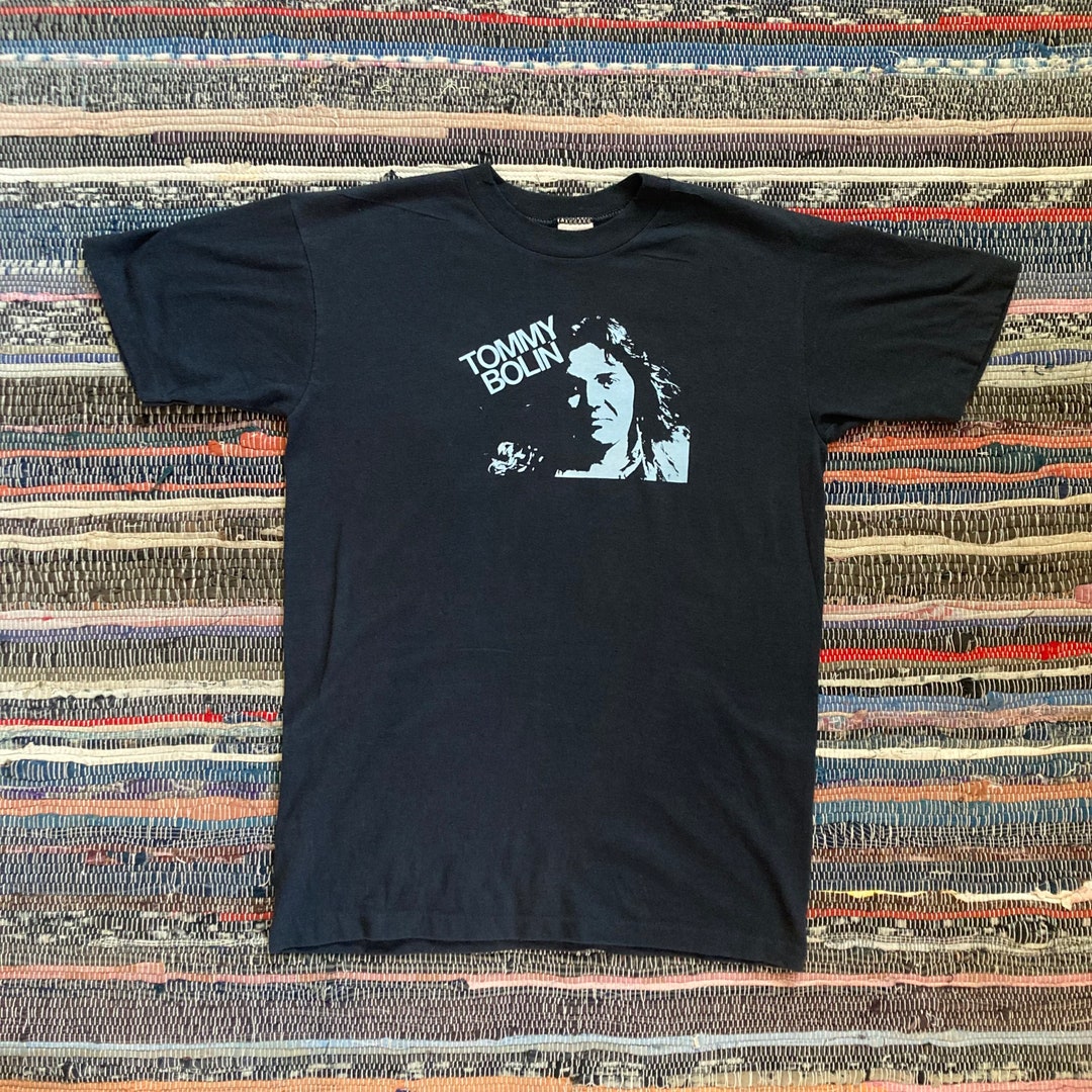 Vintage 70s Tommy Bolin Bootleg T Shirt Guitarist From Deep Purple Rock ...