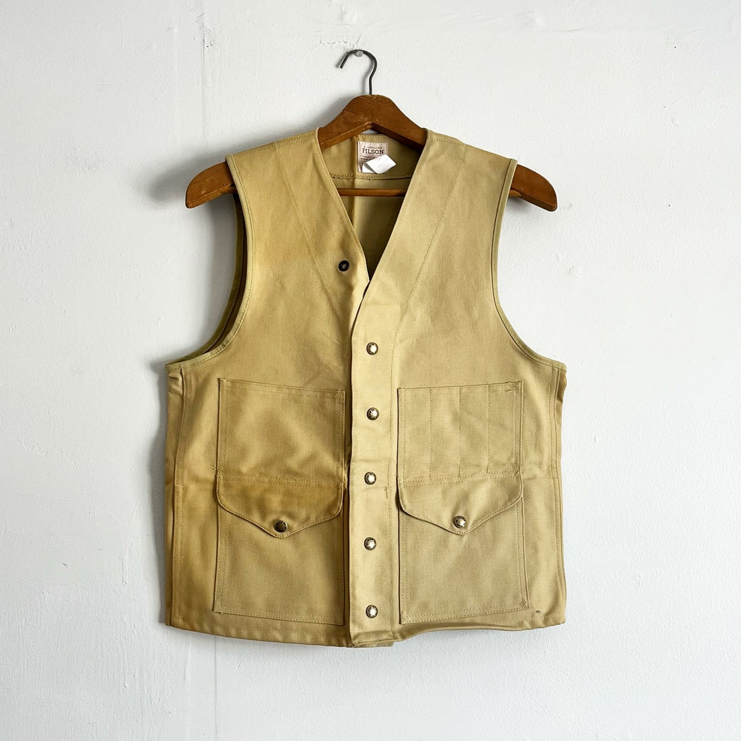 Vintage 80s 90s Filson Hunting Vest Cotton Size M to L - Etsy