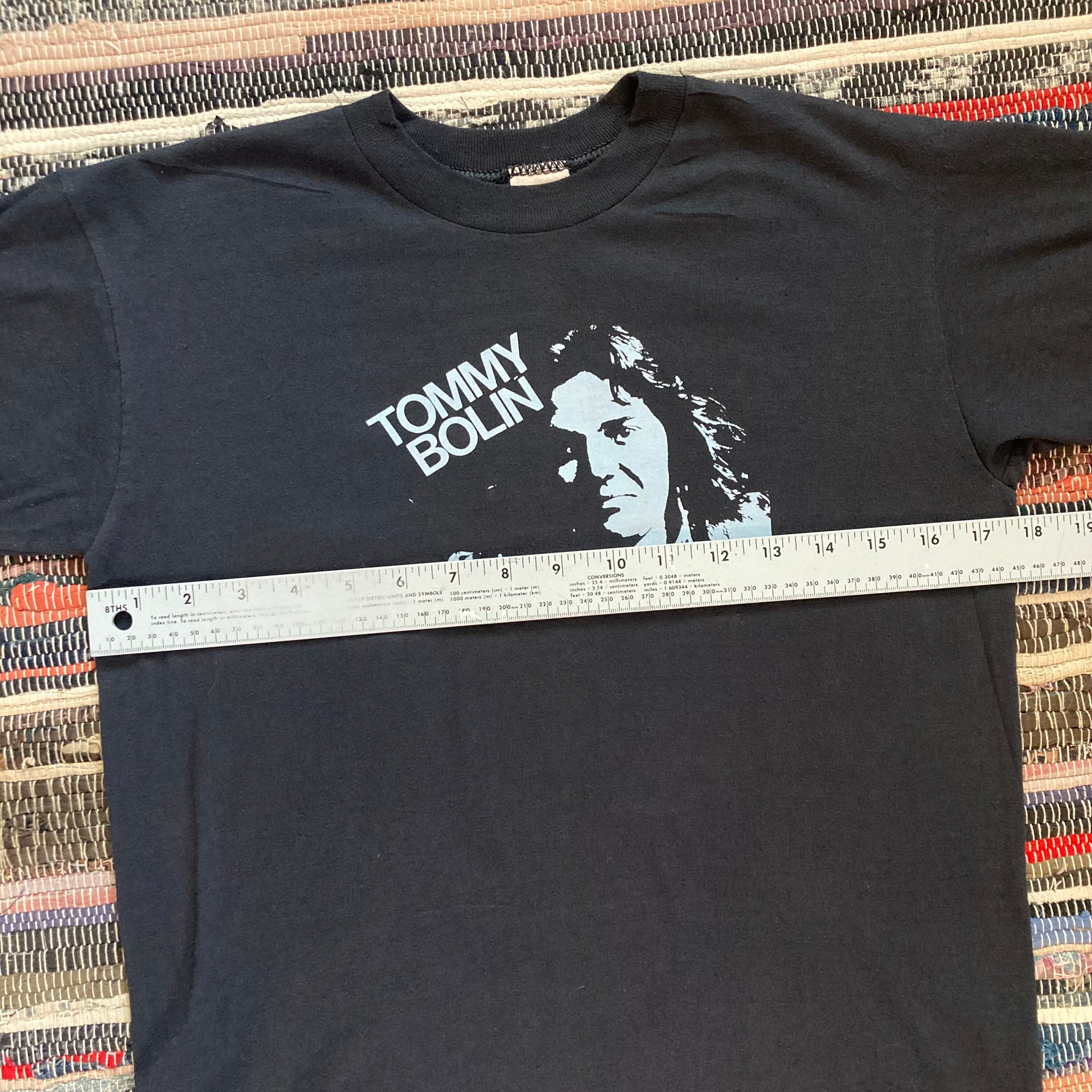 Vintage 70s Tommy Bolin Bootleg T Shirt Guitarist From Deep Purple Rock ...