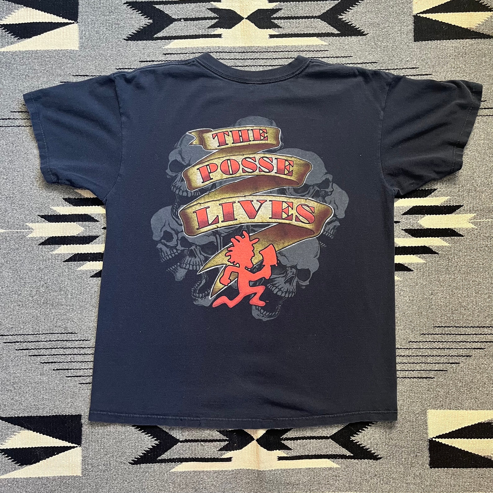 Vintage Y2K Insane Clown Posse the Posse Lives Black T Shirt Horror Rap ...