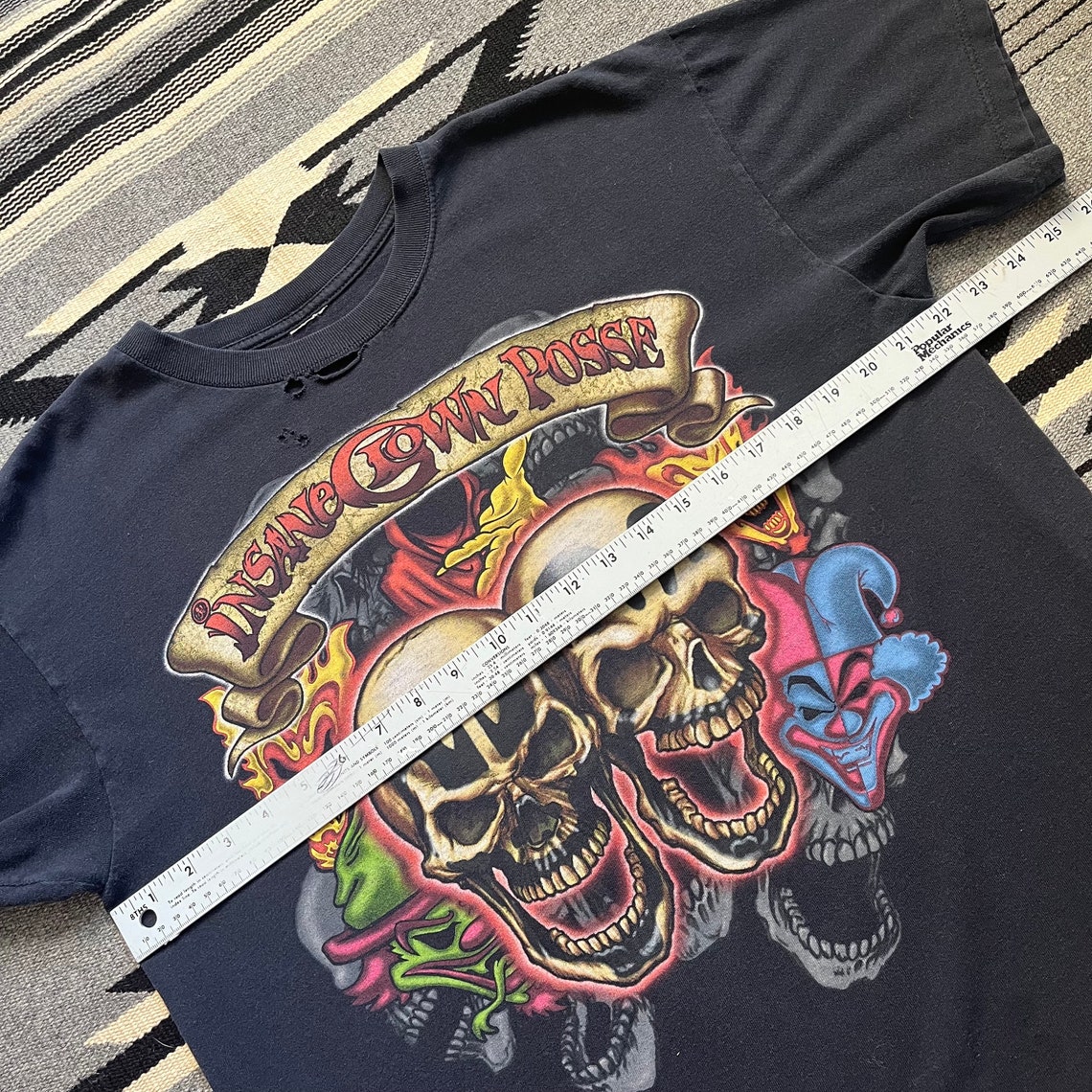 Vintage Y2K Insane Clown Posse the Posse Lives Black T Shirt Horror Rap ...