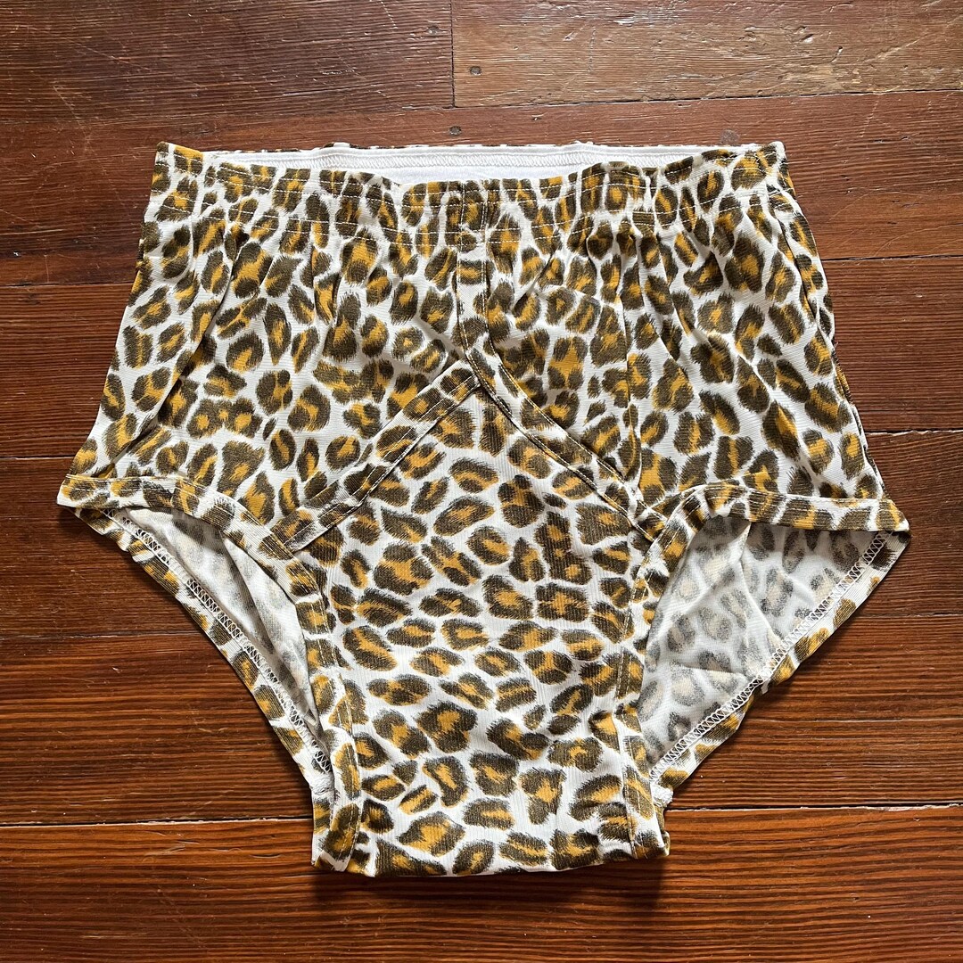 Vintage 60s Jockey Novelty Print Cheetah Fur Y Front Briefs Size 34 - Etsy