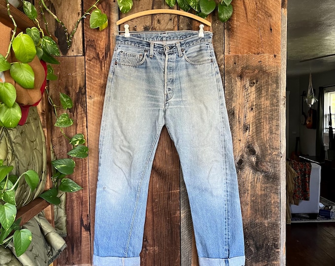 Vintage 70s Levi’s 501 Redline Selvedge Denim Jeans Size 31 Waist - Etsy