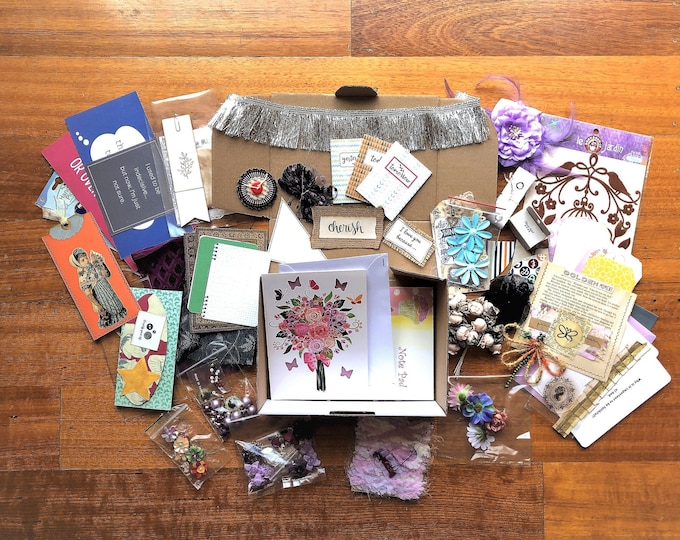 Mixed Ephemera Grab Boxes - Etsy