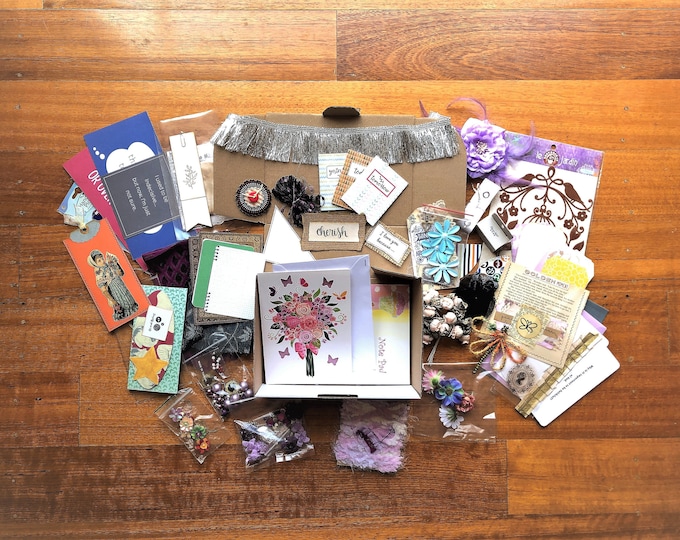 Mixed Ephemera Grab Box - Etsy