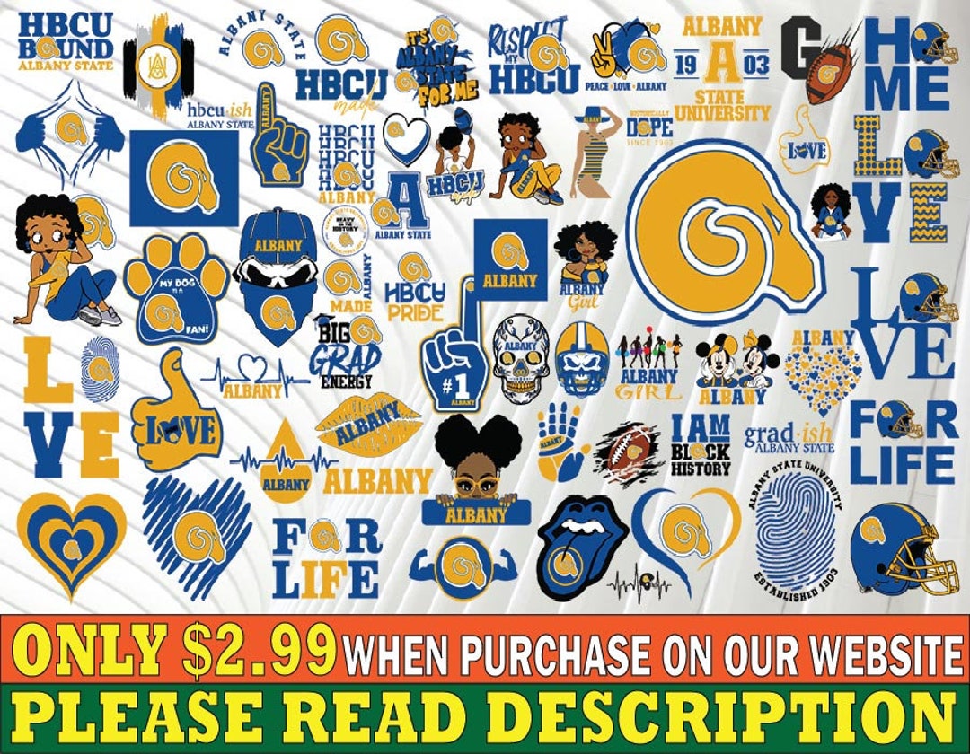 Albany State University Svg HBCU Svg Collections HBCU Svg - Etsy