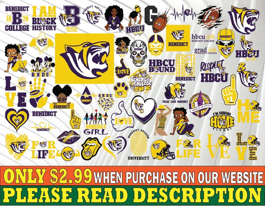 Benedict College Svg HBCU Svg Collections HBCU Svg Football - Etsy