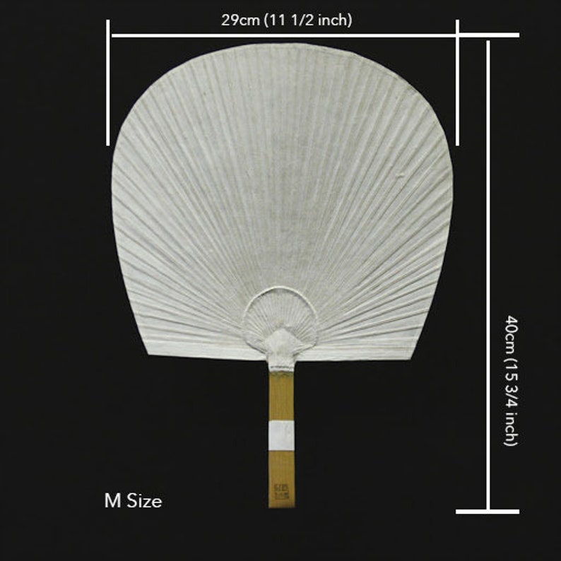 Korean Artisan's Handcraft Fan / Paper Bamboo Fan | Etsy