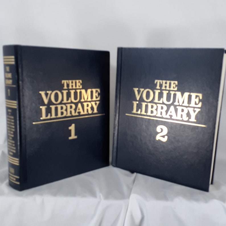 Vintage 1985 the Volume Library Volumes 1 and 2 Plus 4 Year Books 1986 ...