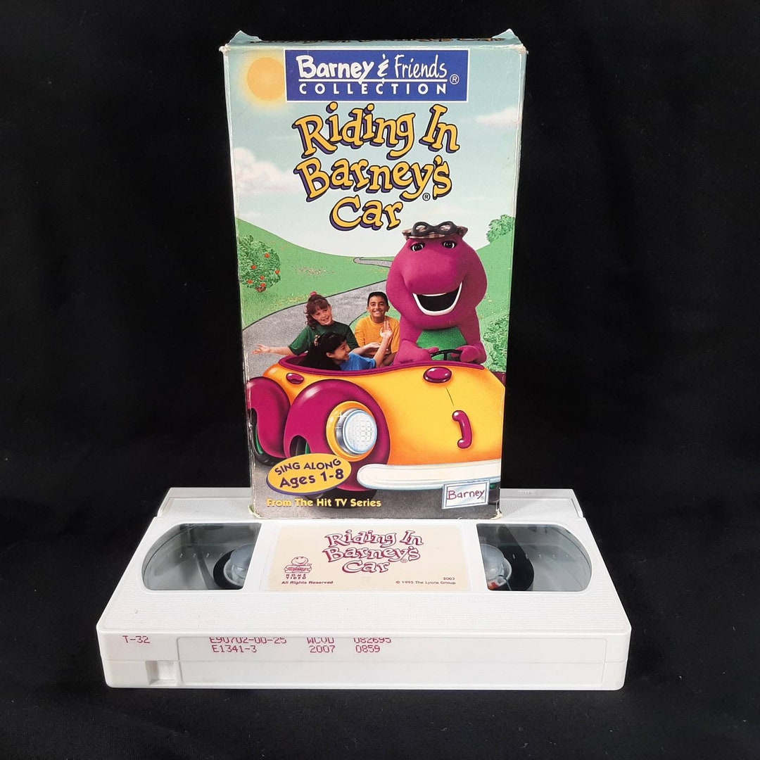 Barney Friends Collection VHS Riding in Barney's Car 1995 Sing Along ...