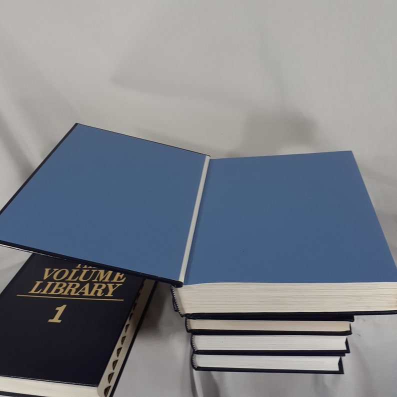 Vintage 1985 the Volume Library Volumes 1 and 2 Plus 4 Year Books 1986 ...