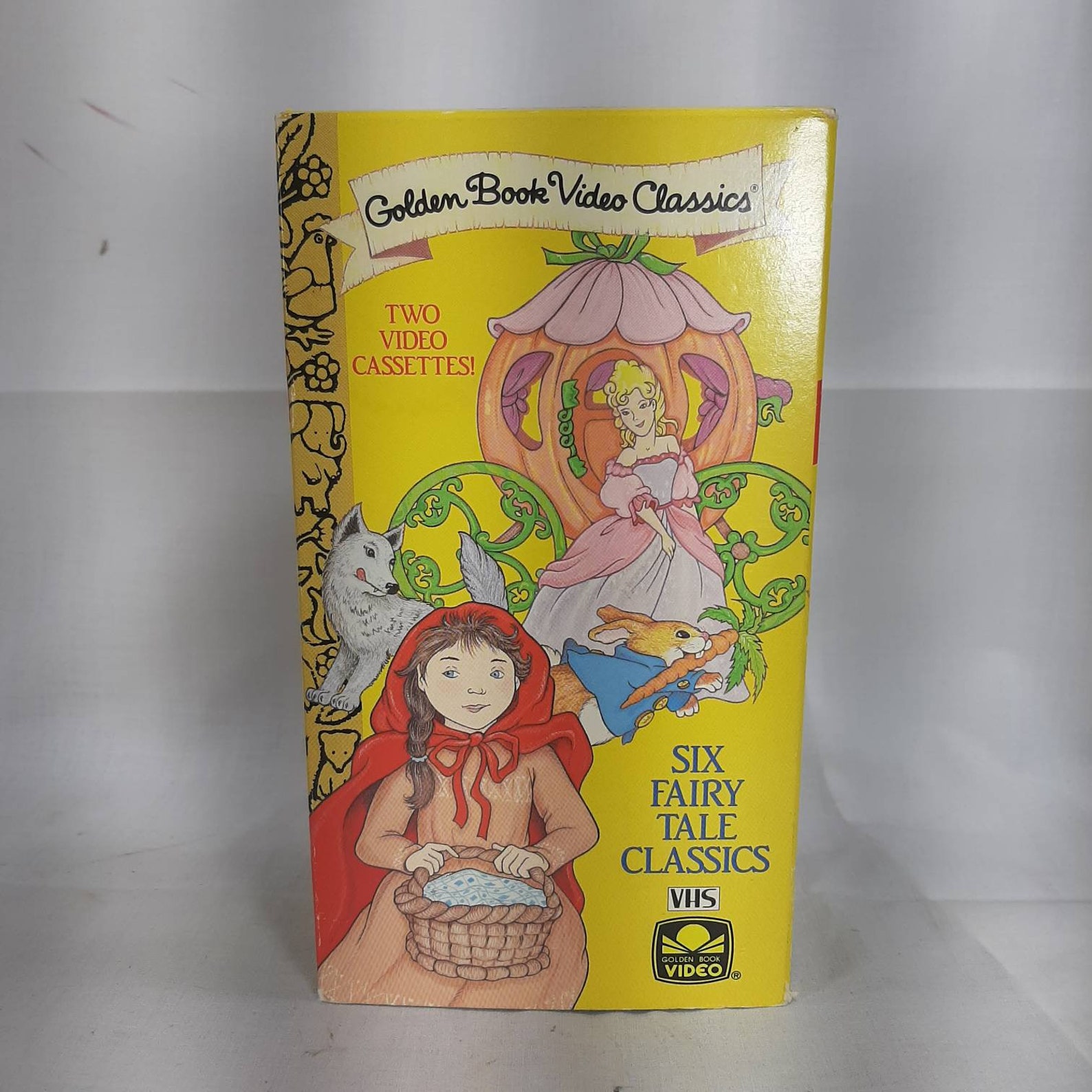 Golden Book Video Classics VHS Set of 2 1991 Six Fairy Tale Classics ...