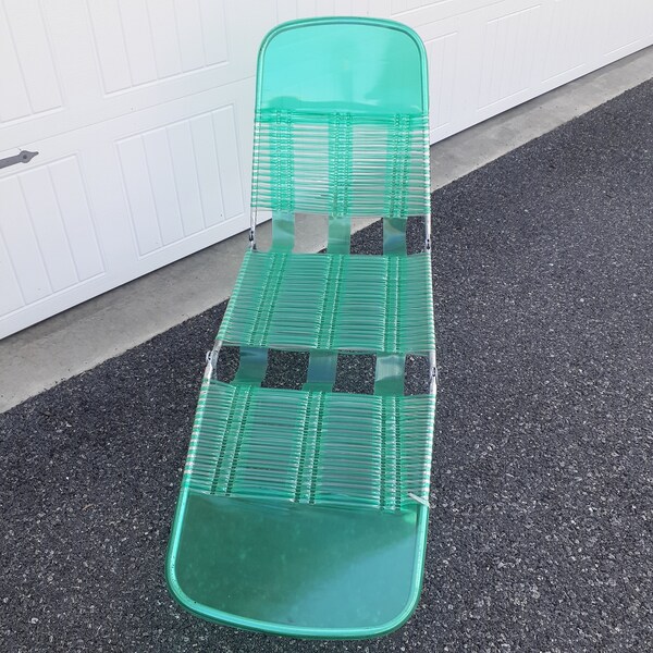 Vintage Tube Folding Lounge Chair - Etsy