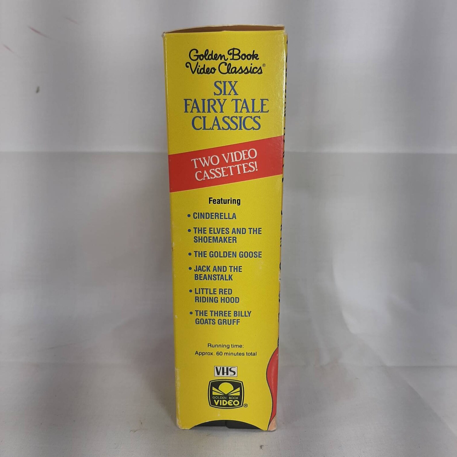Golden Book Video Classics VHS Set of 2 1991 Six Fairy Tale Classics ...